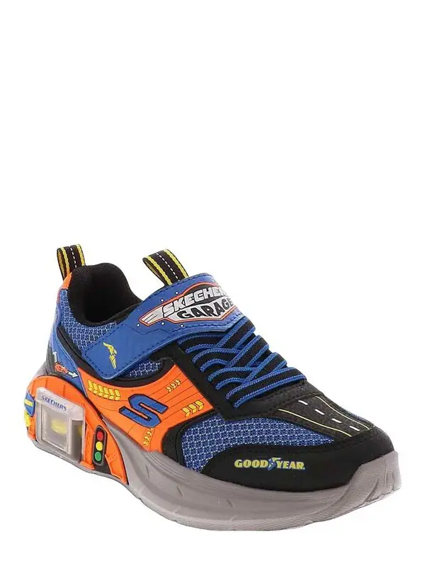 Sketchers Garage Sneakers - Blue/orange/black