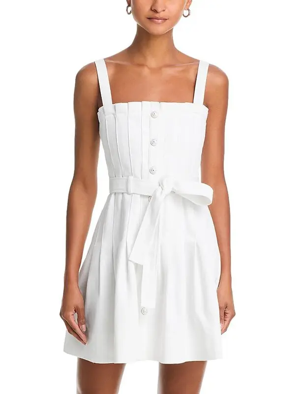 Cinq À Sept Denim Mini Branwen Dress - White