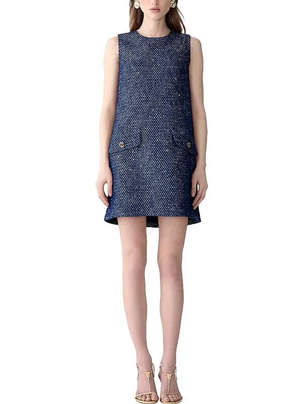 Carolina Herrera Sleeveless Shift Dress - Midnight