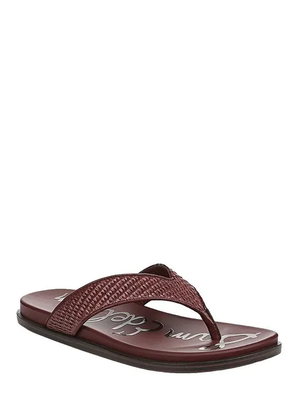 Sam Edelman Lila Flip Flops - Brick