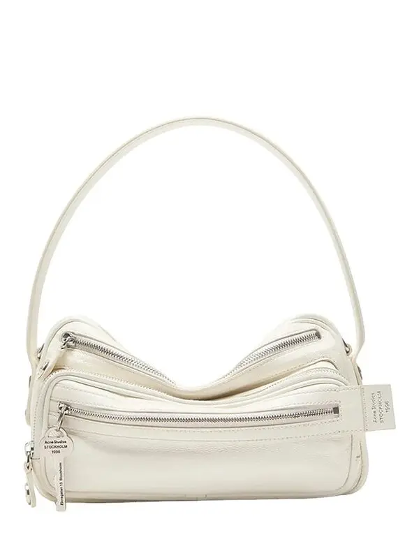 Acne Studios Leather Shoulder Bag - Cream