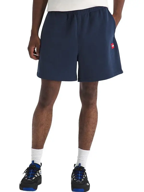 The North Face Fleece Box Logo Shorts 5.5 - Summit Navy