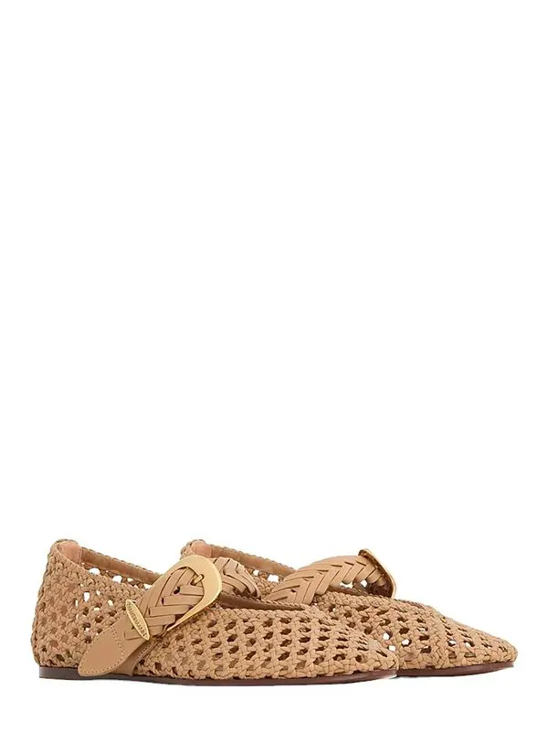 Zimmermann Alchemy Ballet Flats - Wheat