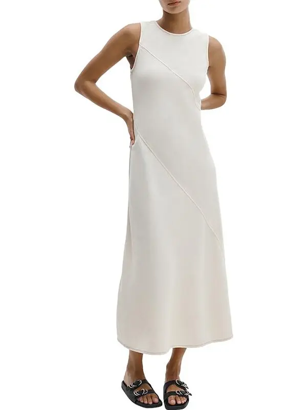 Rag & Bone Lisbon Midi Dress - Ecru