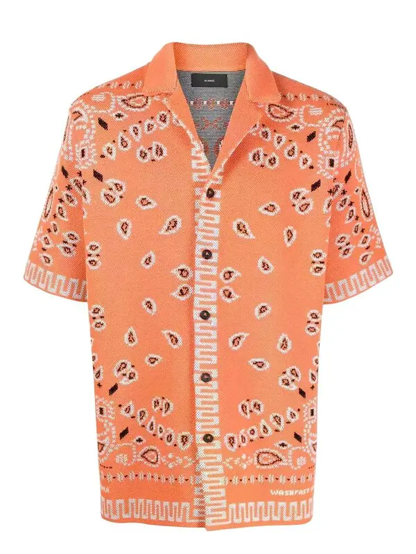 Alanui Bandana-print Shirt - Orange