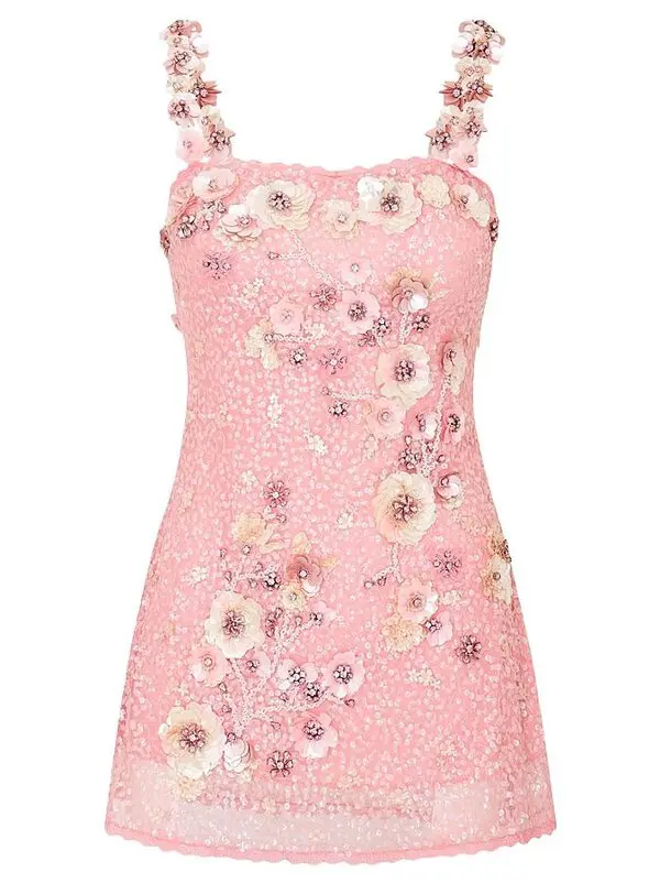 LoveShackFancy Rosmara Dress - Cherry Blossom