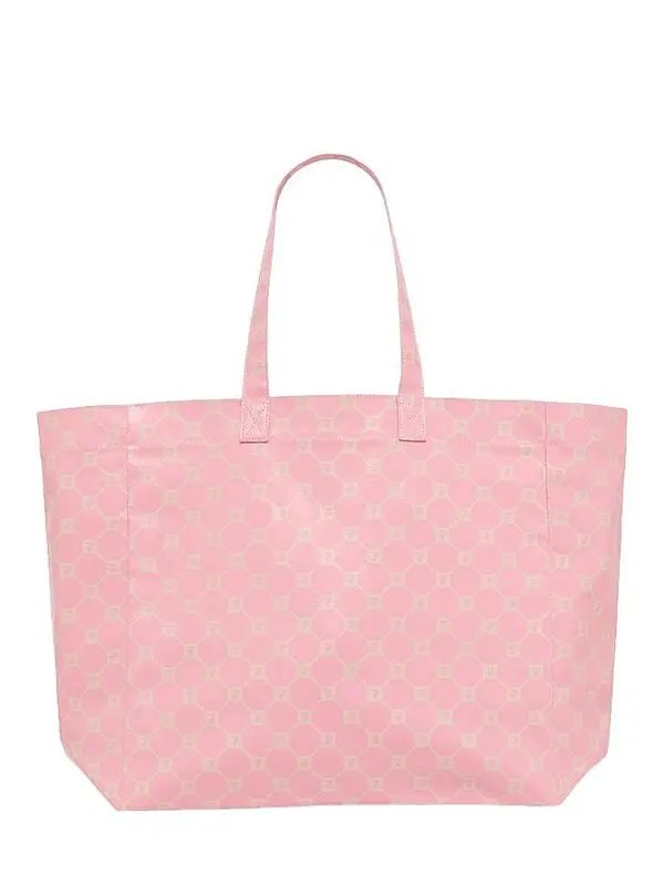 Gerard Darel Lola Monogrammed Canvas Tote Bag - Strawberry