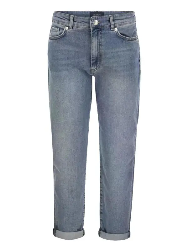 Sportmax Navata Contrast-stitch Jeans - Blue