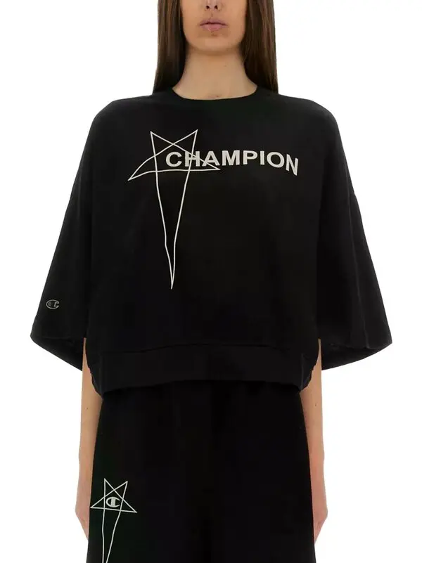 Champion X Rick Owens Tommy T-shirt - Black