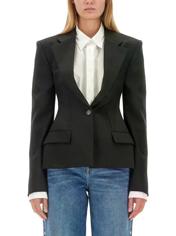 Stella McCartney Sculpted Blazer - Black