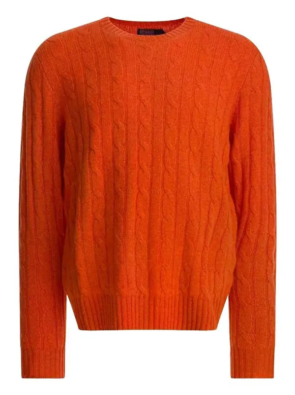 Polo Ralph Lauren Cable-knit Cashmere Sweater - Orange