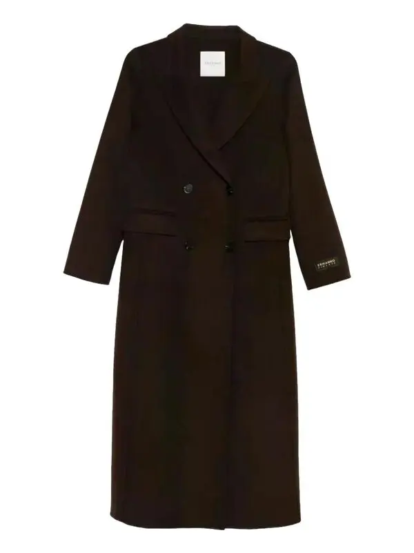 Ermanno Scervino Double-breasted Coat - Brown