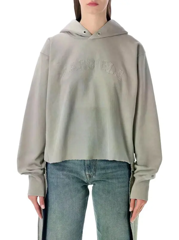 MAISON MARGIELA Cotton Frayed Sweatshirt - Grey