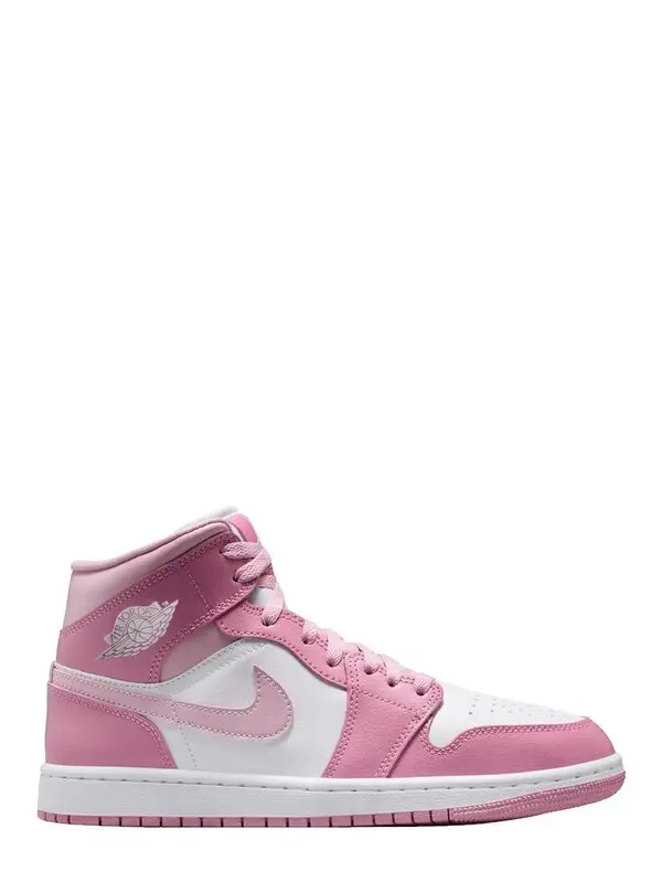 JORDAN 1 Mid - Elemental Pink/iced Carmine/coconut Milk