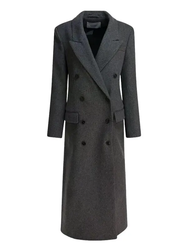 IVY OAK Double-breasted Coat - Grey