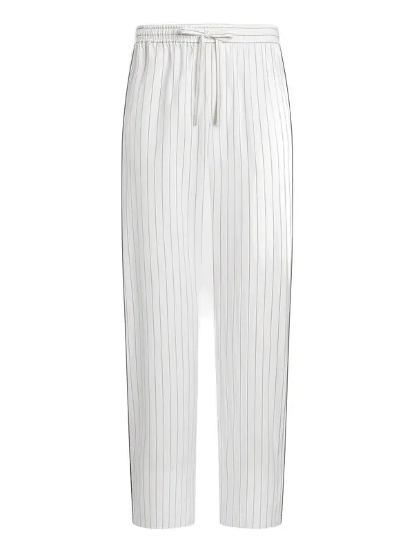 Dolce & Gabbana Striped Poplin Trousers - Multicolor