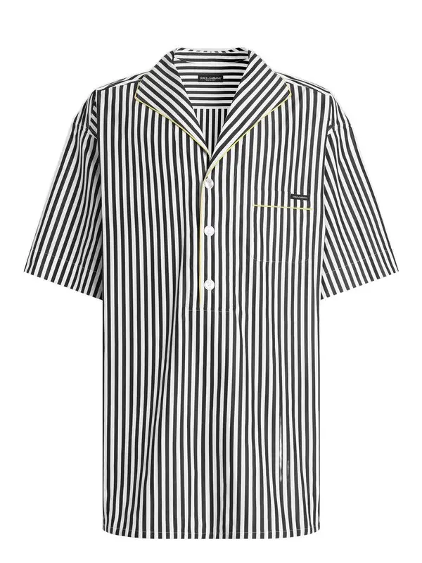 Dolce & Gabbana Striped Poplin Shirt - Multicolor