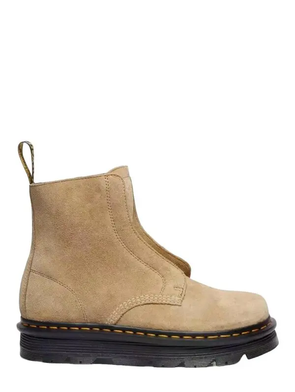 Dr. Martens Zebzag Leather Boots - Neutrals