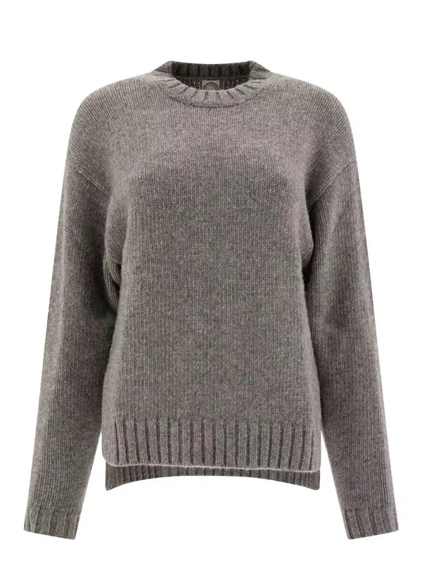 INES DE LA FRESSANGE PARIS Paulin Ribbed Sweater - Grey