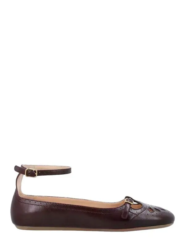 Chloé Misty Cutout Ballet Flat - Brown
