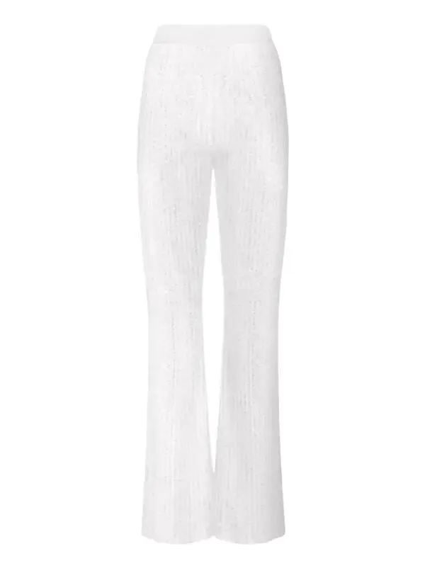 Missoni Sequin-embellished Trousers - White