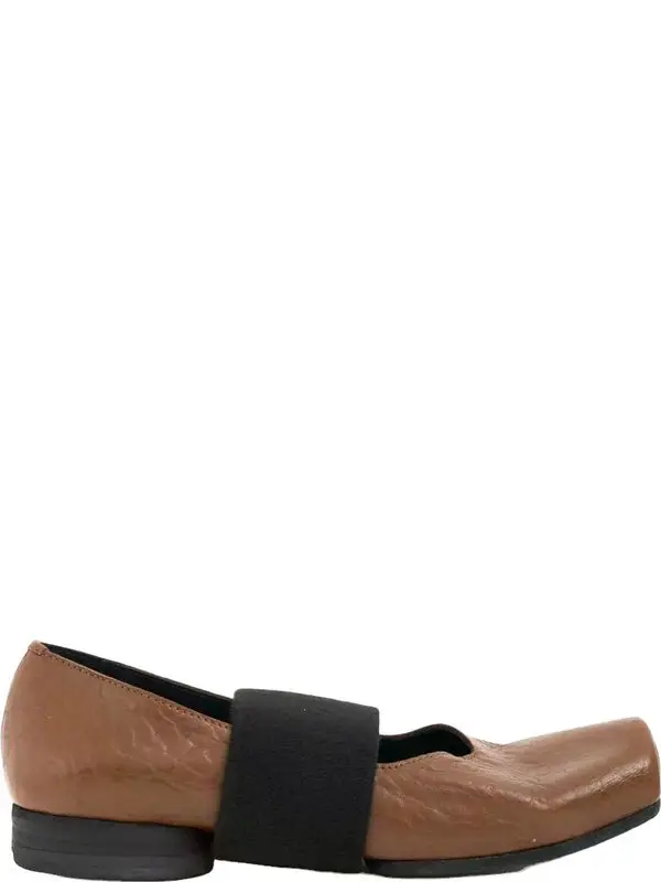 UMA WANG Leather Ballerinas - Brown
