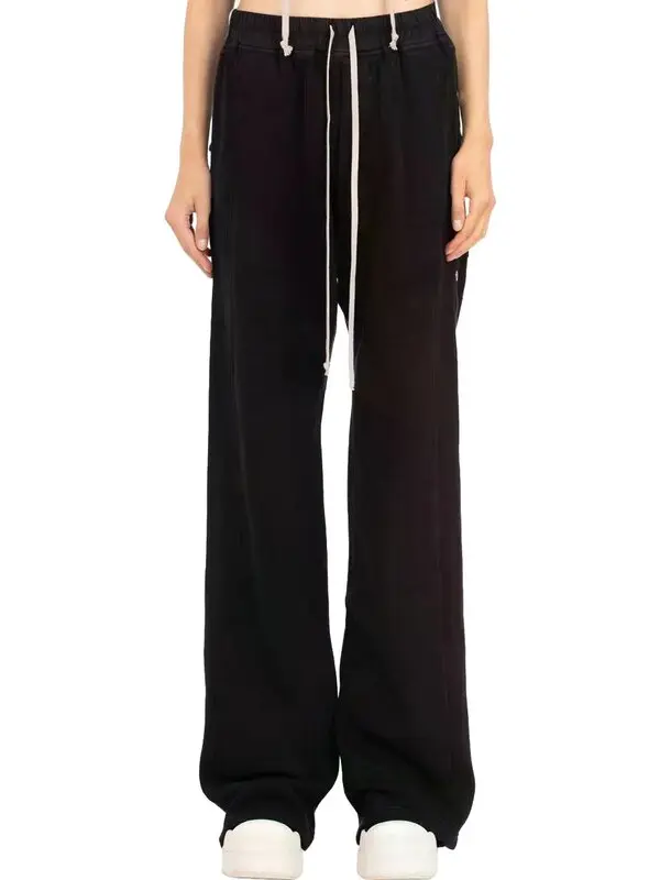 Rick Owens Pusher Button-detail Trousers - Black