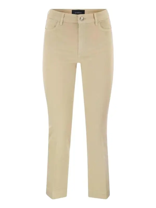 Sportmax Flared Trousers - Neutrals