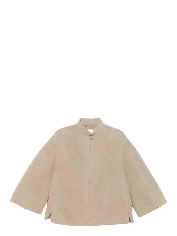 JIL SANDER Zip-up Jacket - Neutrals