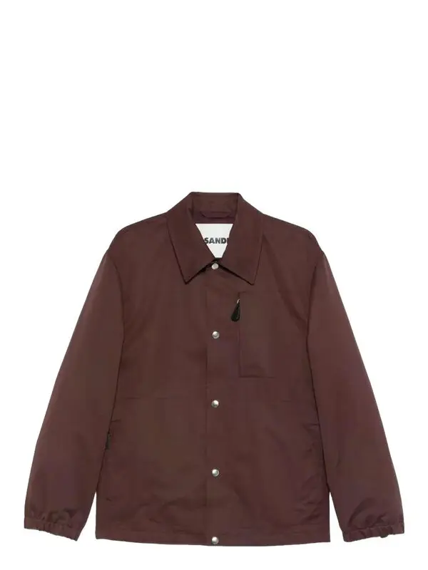 JIL SANDER Press-stud Jacket - Brown
