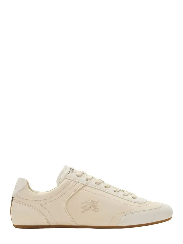 Burberry Leather Runner Low-top Sneakers - Beige