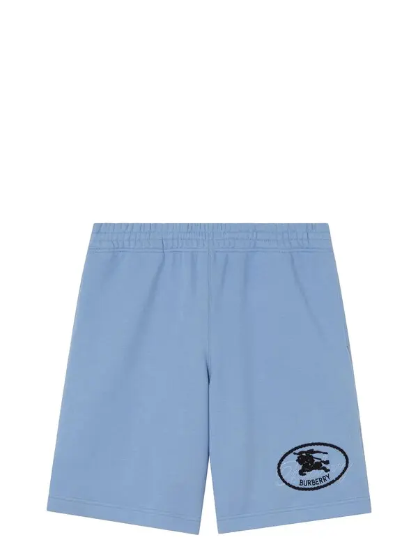 Burberry Equestrian Knight Sweatshorts - Blue