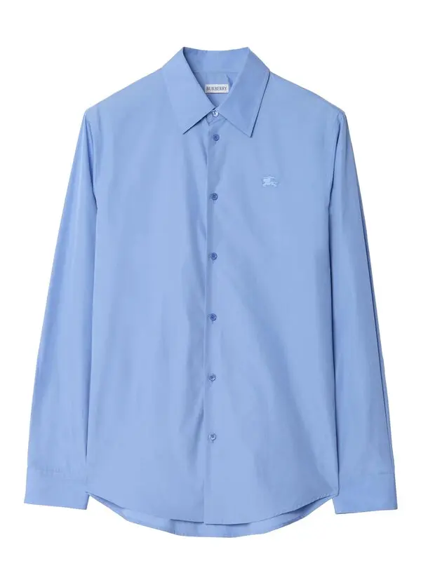 Burberry Cotton Poplin Shirt - Blue
