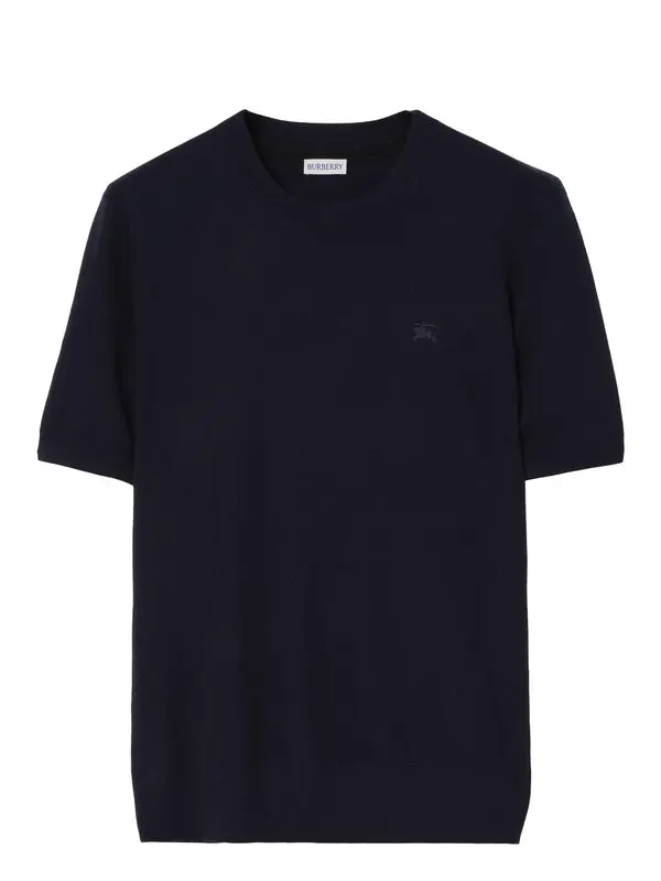 Burberry Cashmere T-shirt - Navy