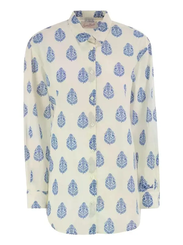 MC2 SAINT BARTH Paisley-print Shirt - Neutrals