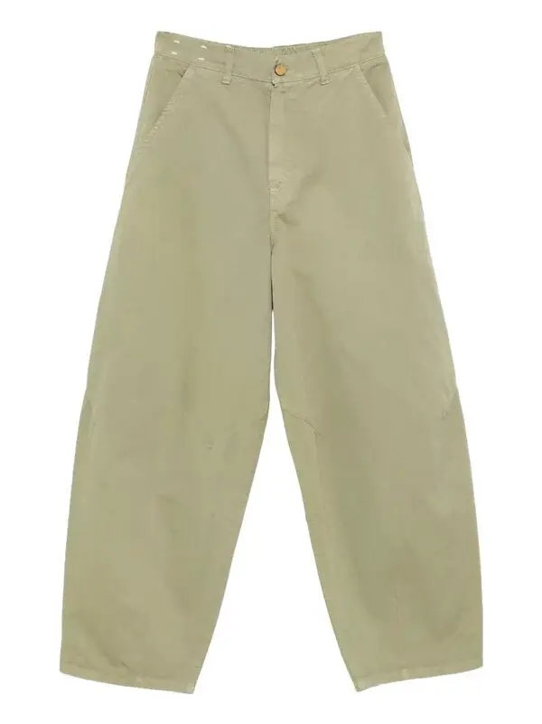 ALYSI Wide-leg Jeans - Green