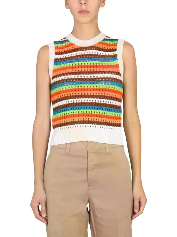 DEPARTMENT 5 Patty Striped Top - White