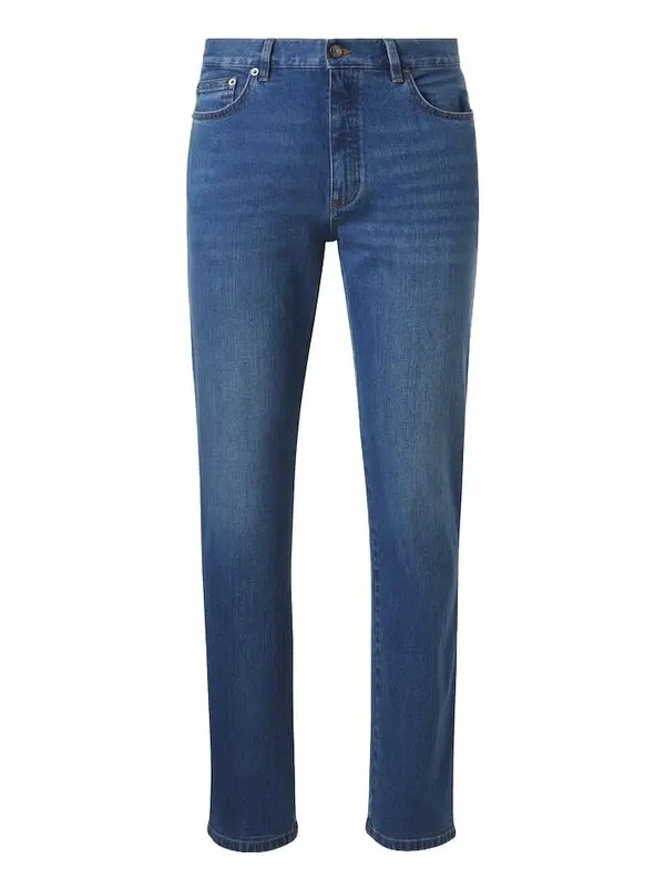 Zegna Slim-fit Jeans - Blue