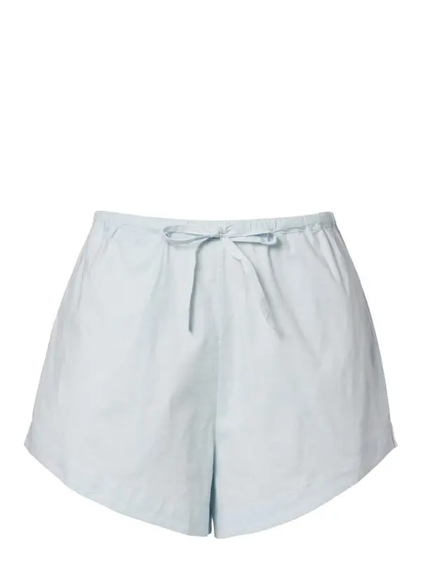 ROTATE BY BIRGER CHRISTENSEN Cotton-blend Shorts - Blue