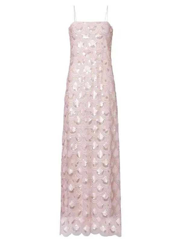ROTATE BY BIRGER CHRISTENSEN Embellished Gown - Pink