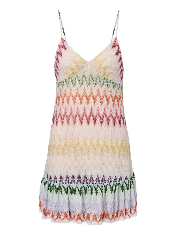 Missoni Lamé Minidress - Multicoloured