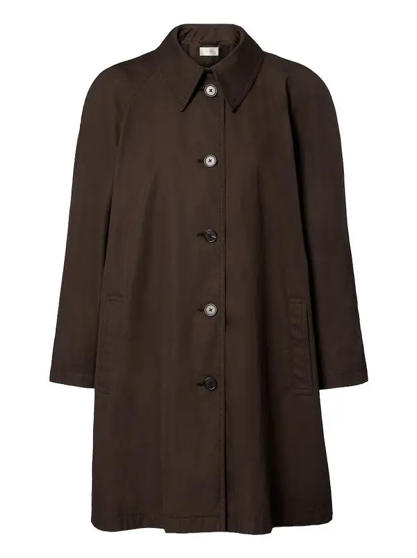 THE ROW Hawkins Cotton And Cashmere Car Coat - Brown