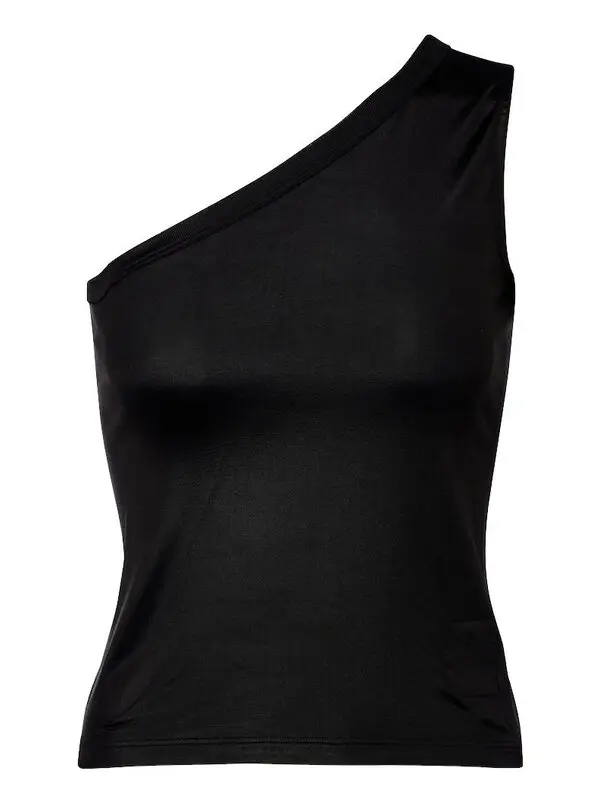 Rick Owens Ziggy One-shoulder Top - Black