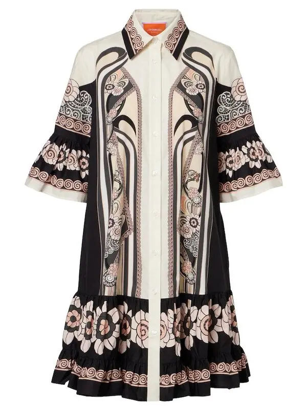La DoubleJ Choux Printed Shirt Dress - Multicoloured