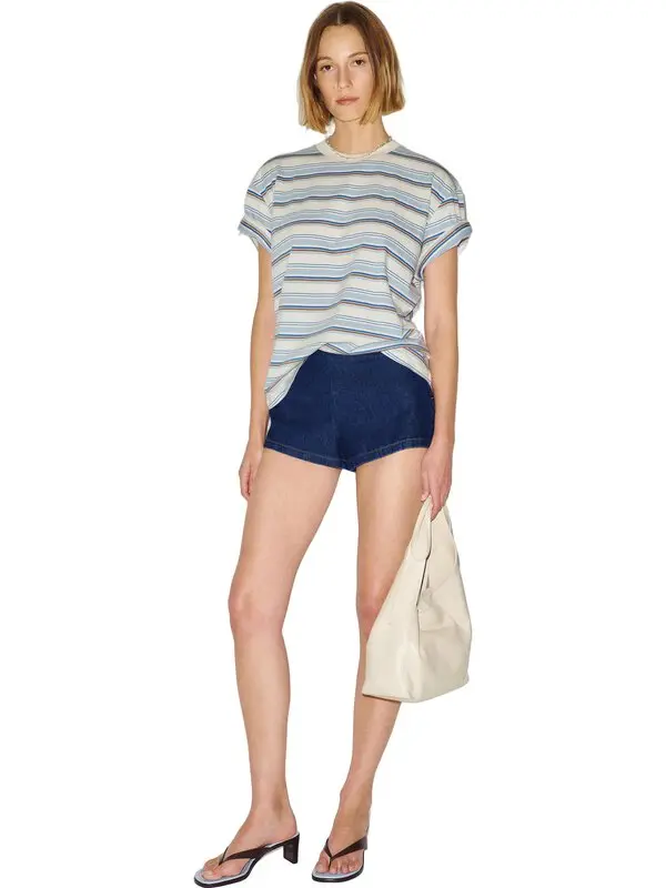 REFORMATION Rowan Oversized T-shirt - Ivory