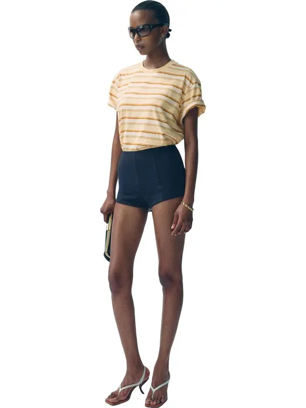 REFORMATION Rowan Oversized T-shirt - Yellow