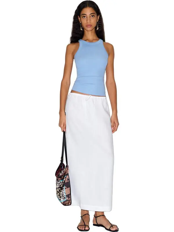 REFORMATION Norie Linen Maxi Skirt - Ivory