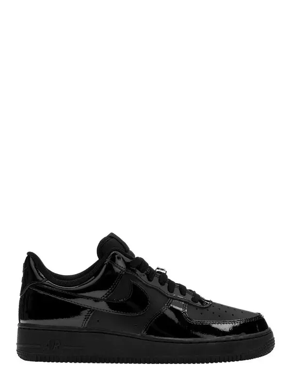 Nike Force 1 Low '07 Patent Sneakers - Black/white