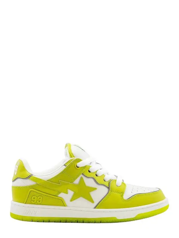 A BATHING APE Sk8 Sta Sneakers - Green