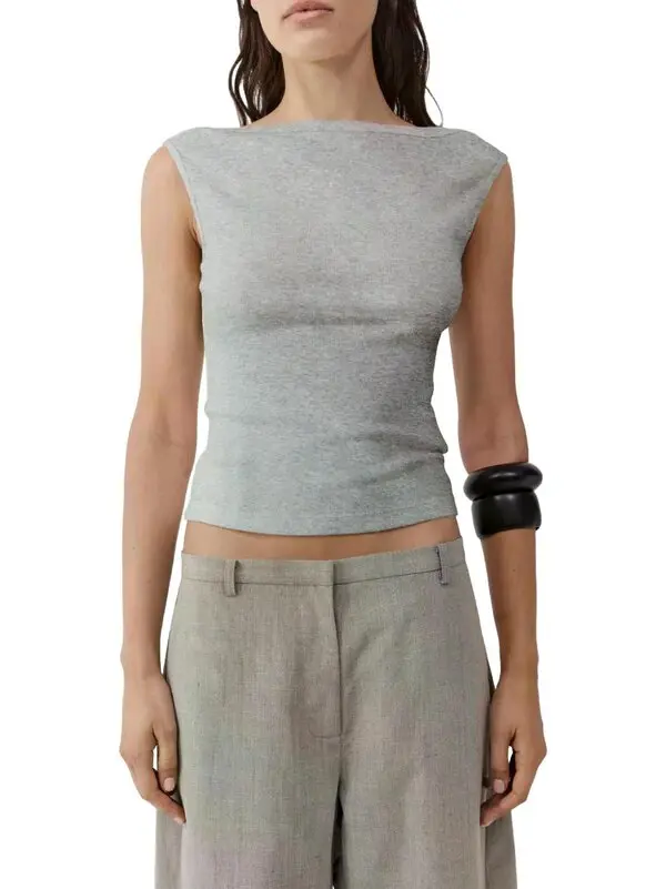 ST. AGNI Ballerina Top - Grey